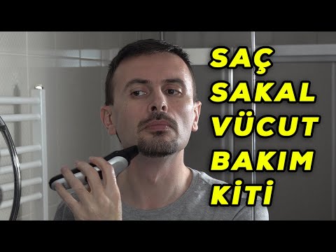 Braun'dan 10'u 1 arada saç sakal vücut bakım seti \