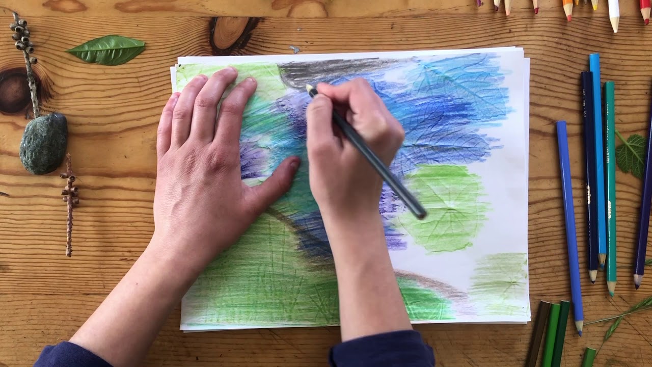Natural Texture Drawing Flowers, Plants And 3d Art For Wallpaper On