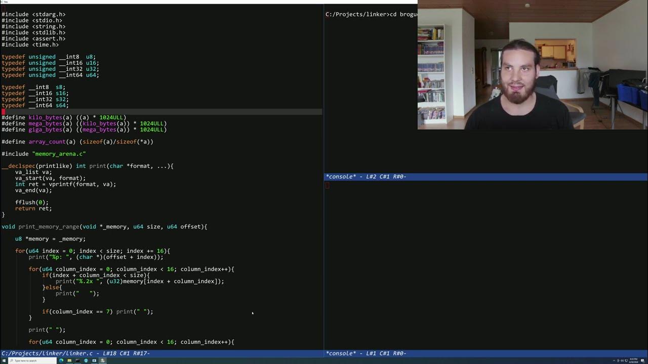 Linker: Successfully linking a real program | C programming - YouTube