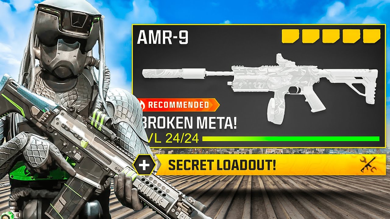 BEST *BROKEN* LOADOUT in Warzone 3! (AMR-9 Class Setup) - YouTube