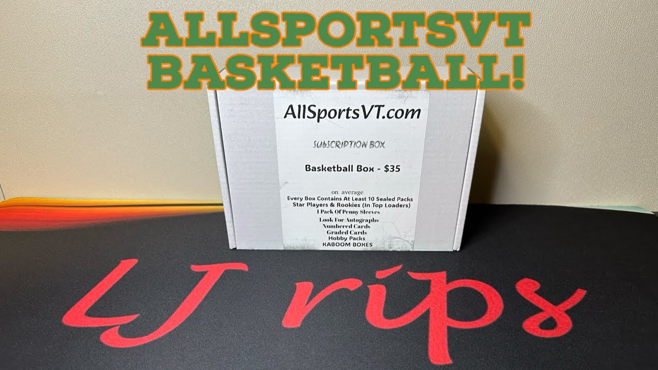 AllSportsVT Basketball Subscription Box! Awesome Rip! - YouTube