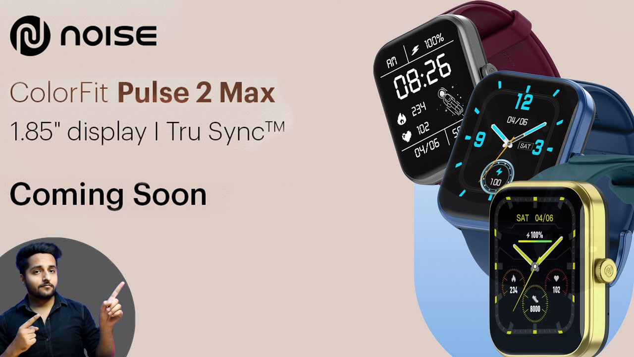 Noise Colorfit Pulse 2 Max ⌚ 1.85 inch Display 😮 Full Features ...