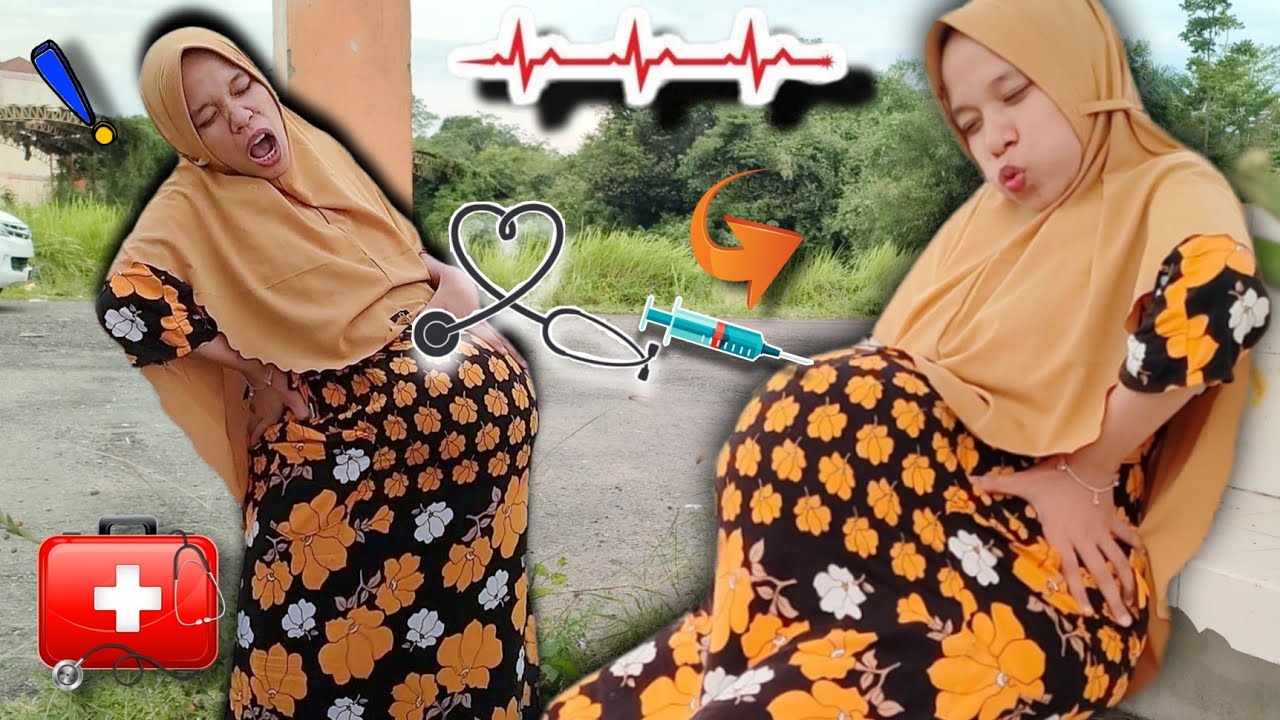 Kasihan 😭Ibu Hamil Sakit Perut Mau Melahirkan Habis Lari Lari 💖Abdillah ...