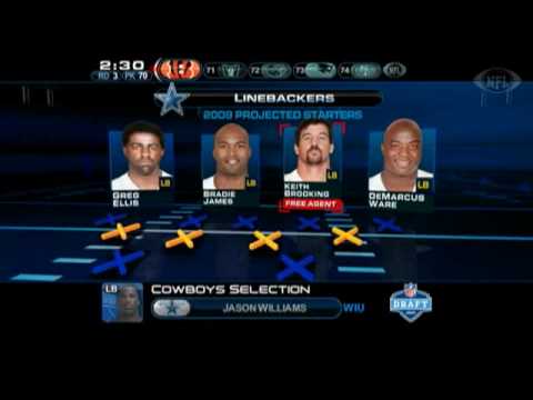 2009 NFL Draft: Dallas Cowboys (3rd RD Pick) - YouTube