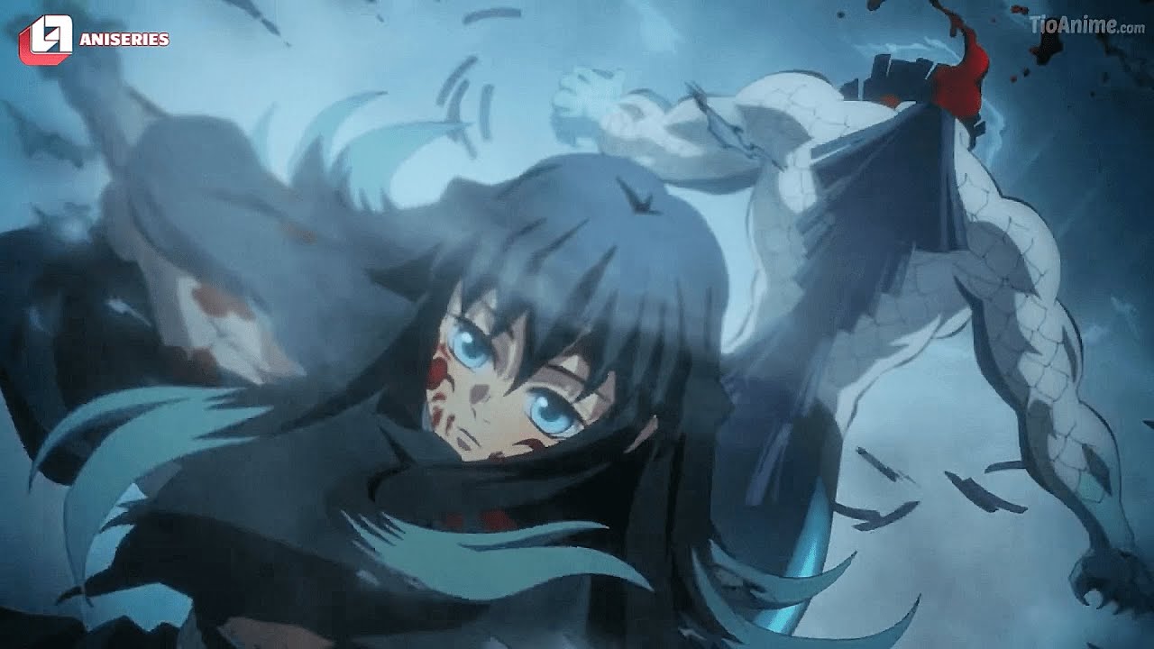 Tokito derrota a la Quinta Luna Superior 「Kimetsu no Yaiba: Katanakaji ...