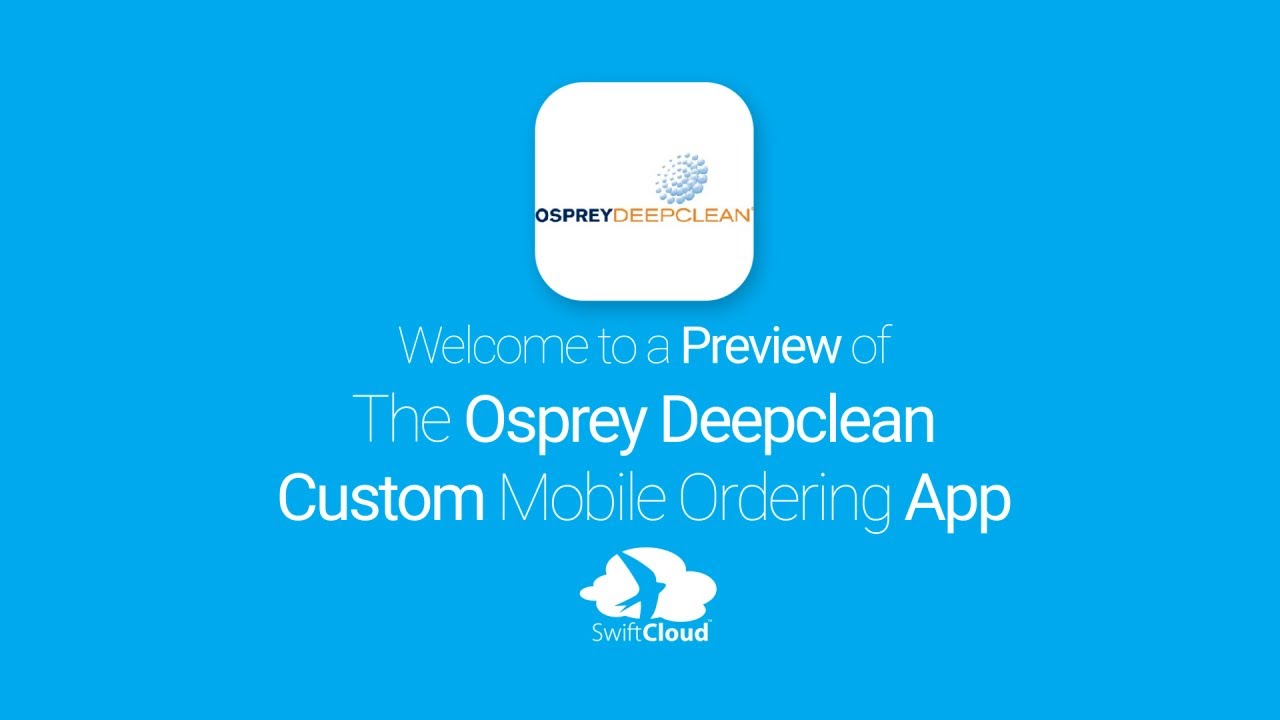Osprey Deepclean - Mobile App Preview - OSP463W - YouTube