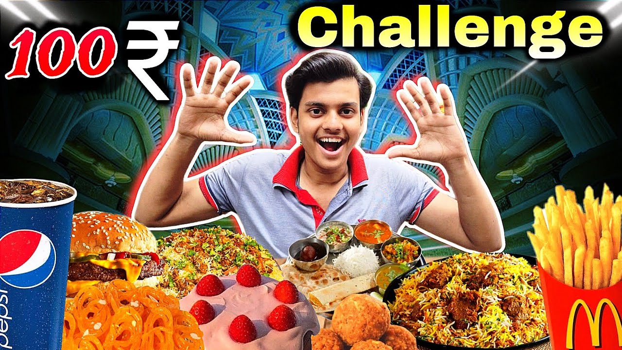 100rs Food challenge for 24 Hours (survival impossible) challenge is ...