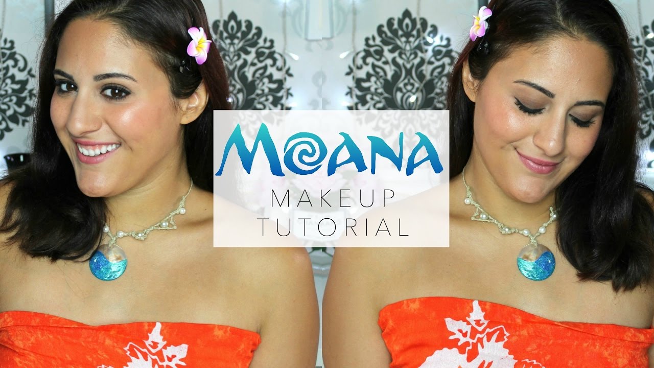 MOANA Makeup Tutorial | The new Disney Princess! - YouTube