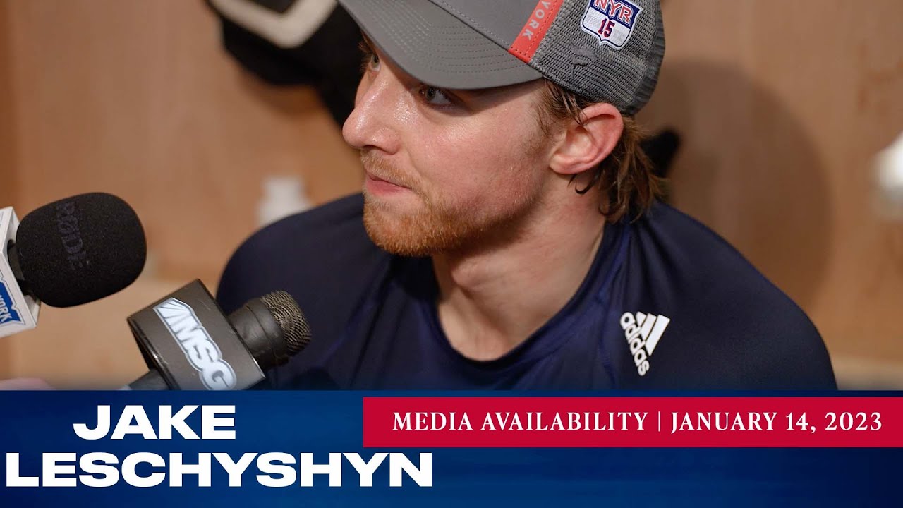New York Rangers: Jake Leschyshyn Media Availability | Jan. 14, 2023 ...