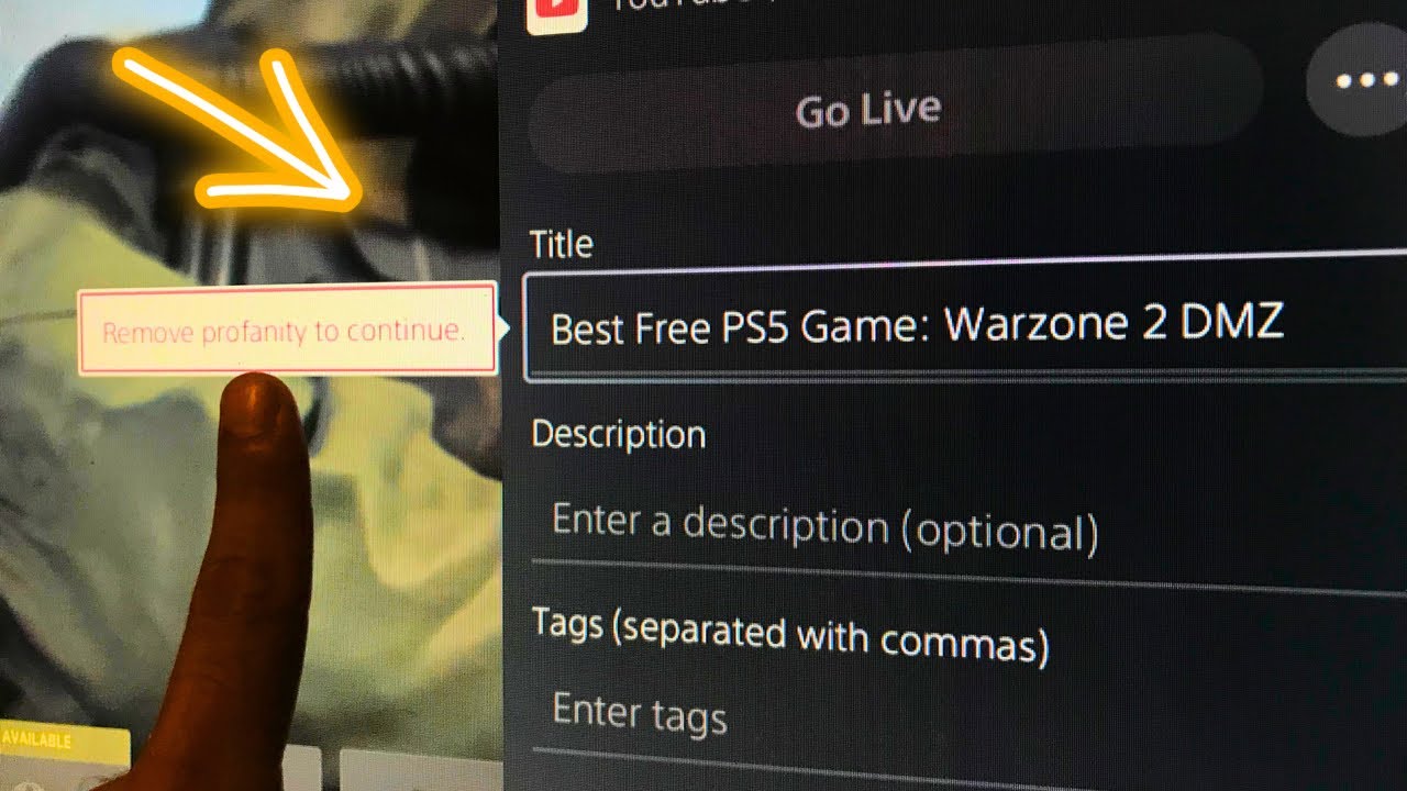 PS5 BLOCKS “Free PS5” in Title of ALL LIVE STREAMS! - YouTube