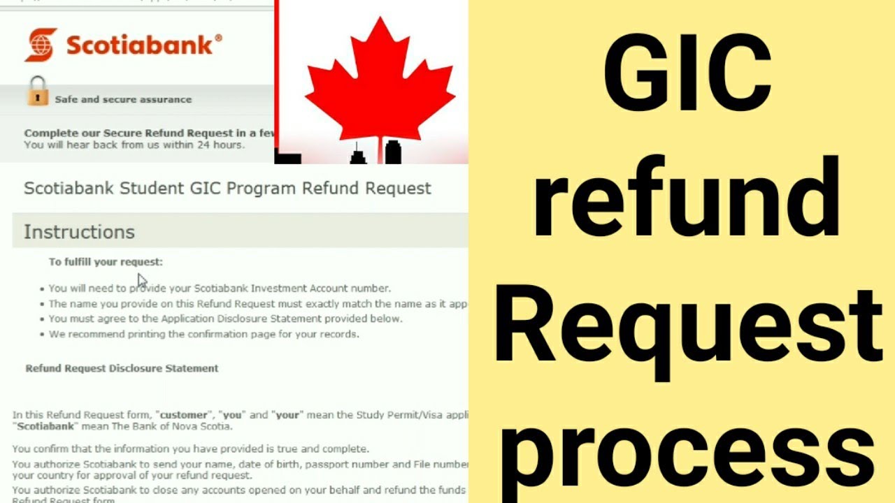 GIC Refund Full Process For Canada Student YouTube gic-refund-full-process-for-canada-student-youtube