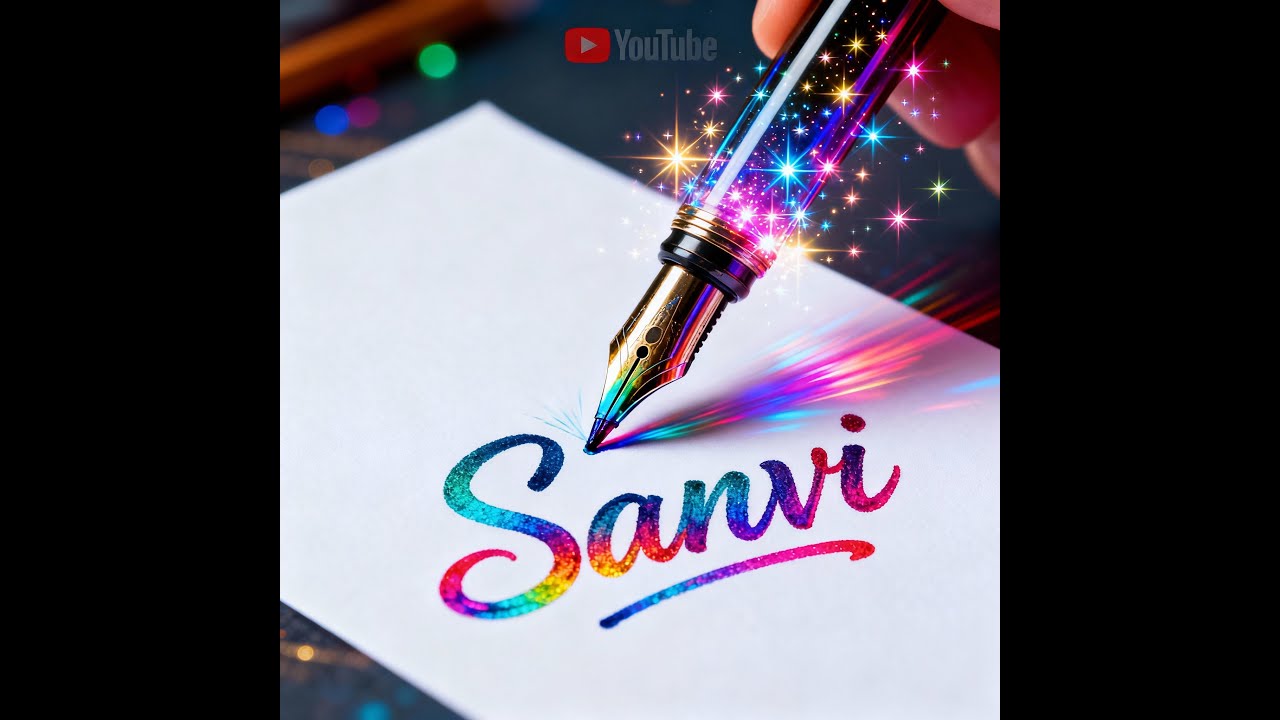 Unique Name Writing With Magical Pen Effects | Trending Letter Art ...