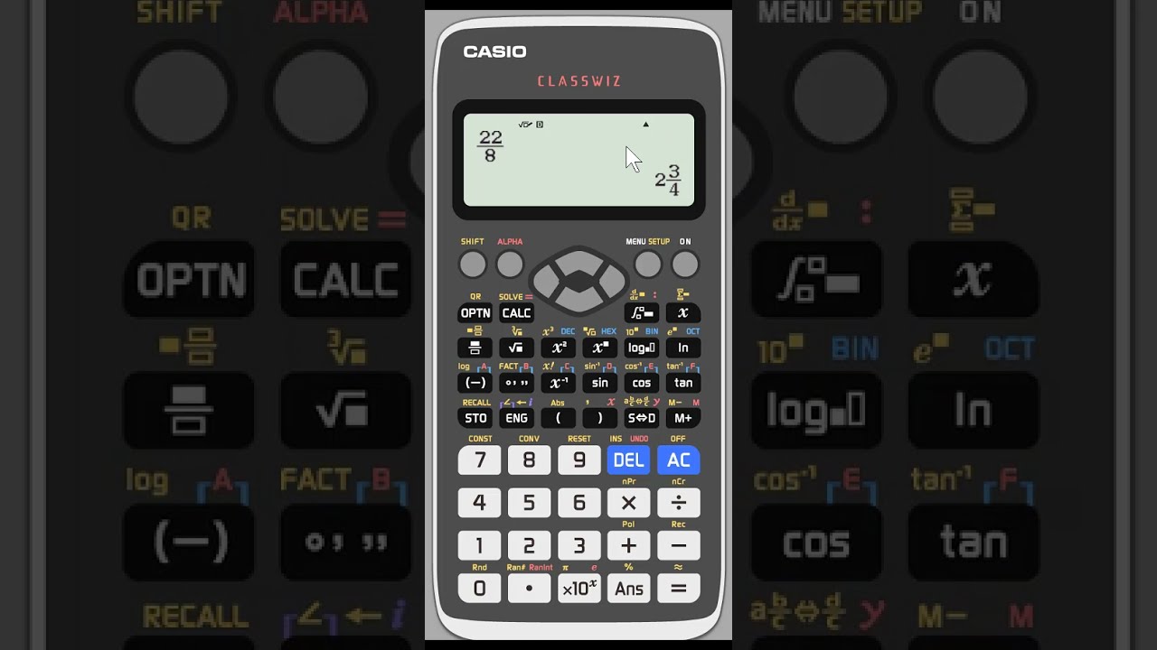Fx 991EX Converting Between Decimal Fraction Mixed Number Improper Values YouTube fx-991ex-converting-between-decimal-fraction-mixed-number-improper-values-youtube