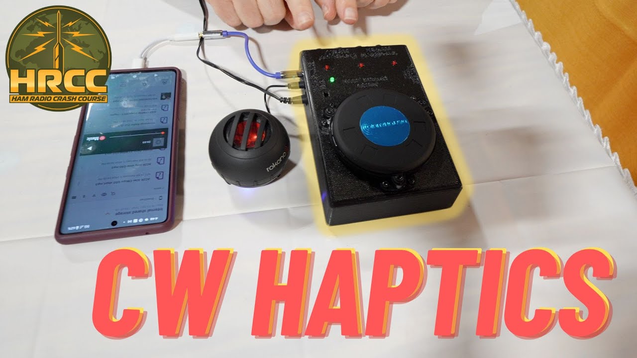 Morse Code Haptic Feedback Device From Long Island CW Club! - YouTube