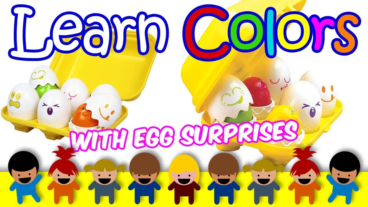 Learn Colors With Egg Surprise Toys, Learn Colors For Babies - Hour ...