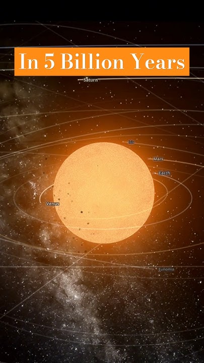Sun in 5 billion years #universe #space #astronomy #sun - YouTube
