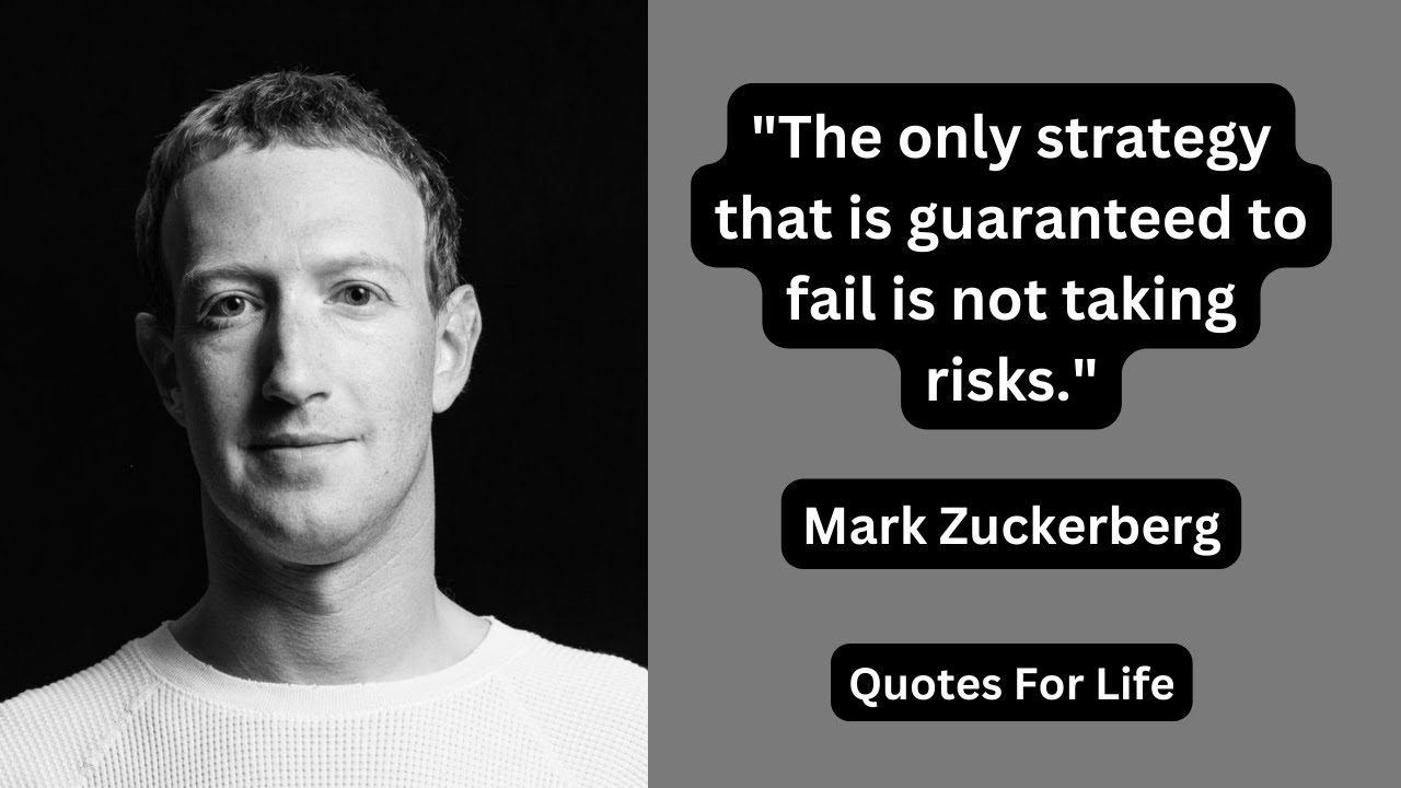 Mark Zuckerberg Quotes: Inspiring Wisdom from the Visionary ...