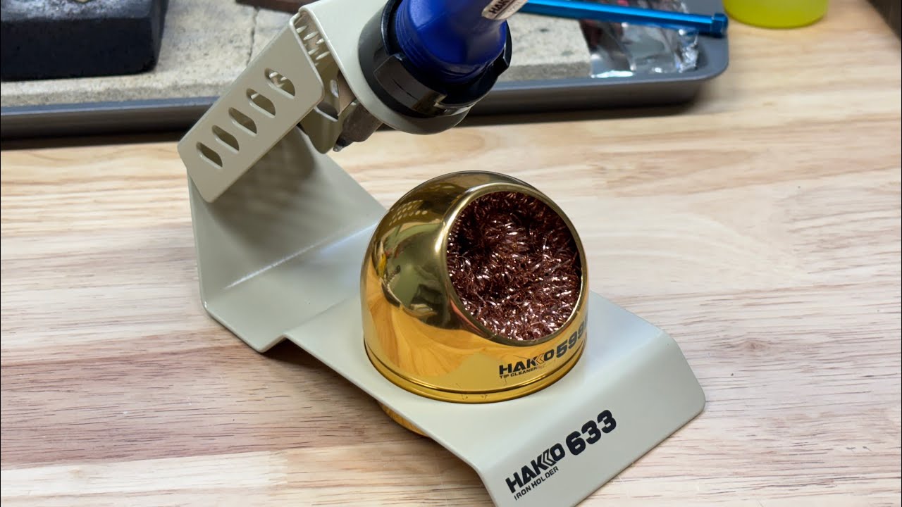 REVIEW for the HAKKO Soldering Iron Stand - YouTube