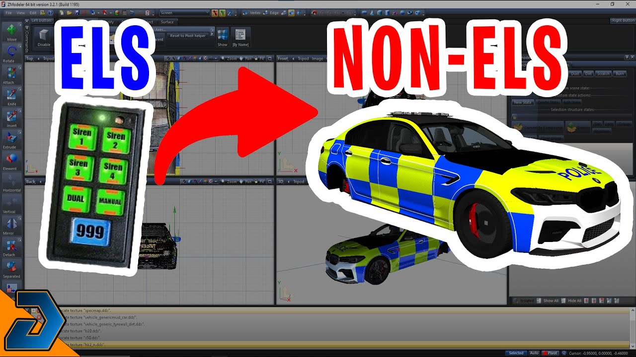 Convert ELS To NON ELS Cars GTA V Zmodeler FiveM YouTube convert-els-to-non-els-cars-gta-v-zmodeler-fivem-youtube