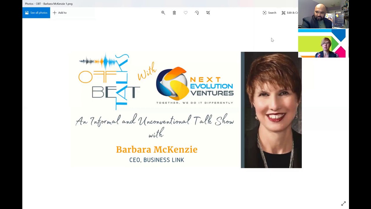 Off Beat Talk with Barbara McKenzie, CEO Business Link - YouTube