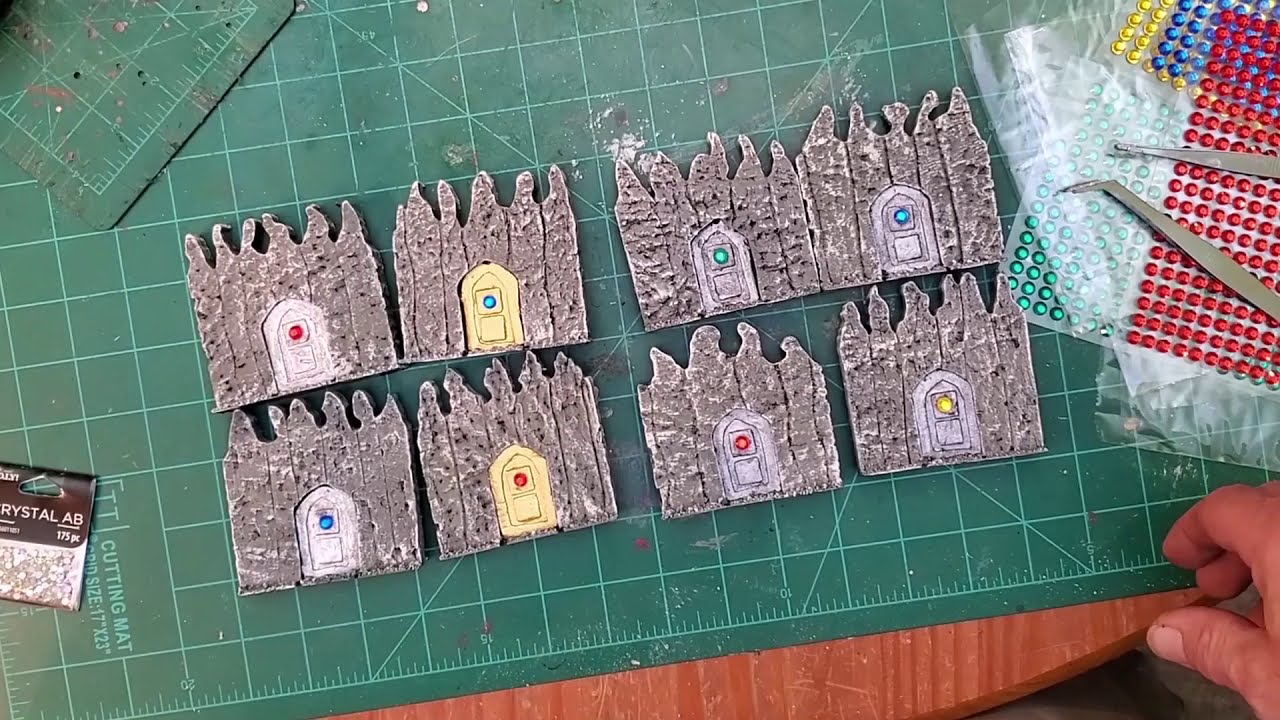 #068 Vertical Modular Dungeon - Part 9 - Painting time part 2 - I'm ...