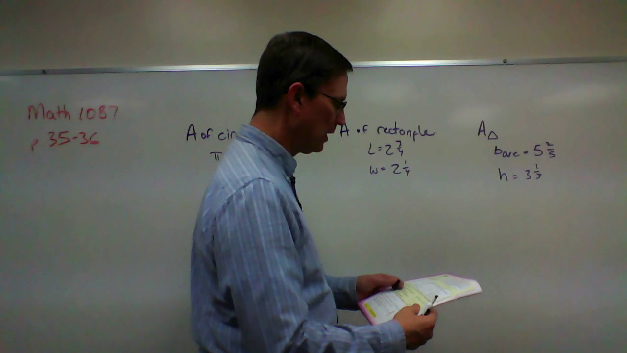 Math 1087 p. 35-36 - YouTube