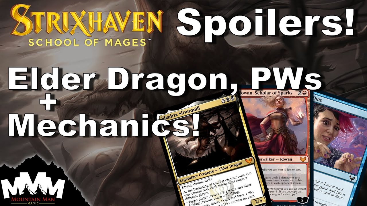 Strixhaven Spoilers | Elder Dragon, Learn Mechanic, and Mystic Archive ...