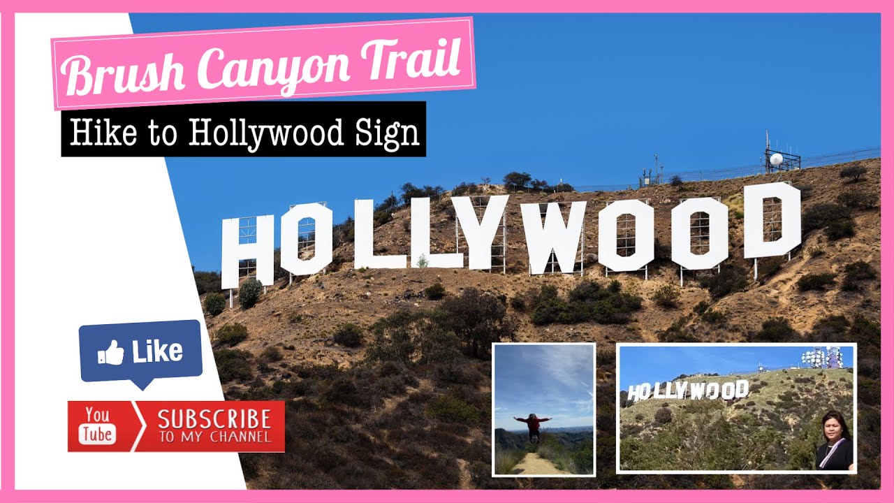 Hollywood Sign Hike From Brush Canyon Trail. - YouTube
