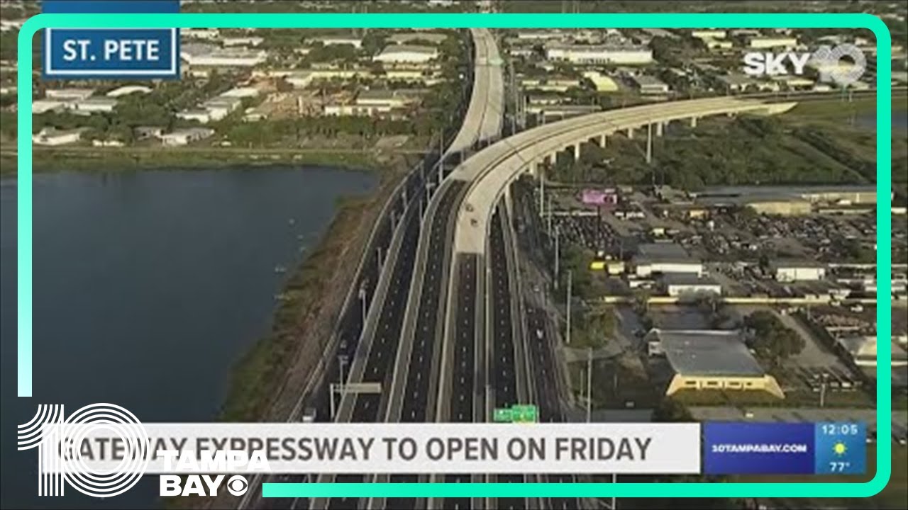 Gateway Expressway and I-275 express lanes to open Friday - YouTube