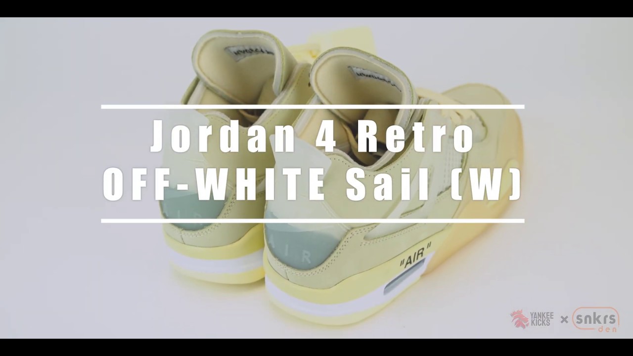 Off-White WMNS Air Jordan 4 Retro SP “Sail” FIRST look and EXCLUSIVE ...