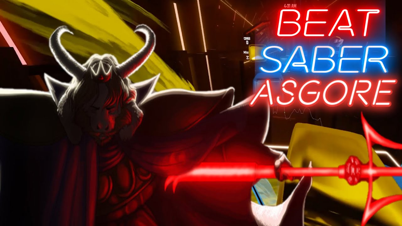 Undertale Meets Beat Saber: FalKKonE's Asgore Cover - YouTube