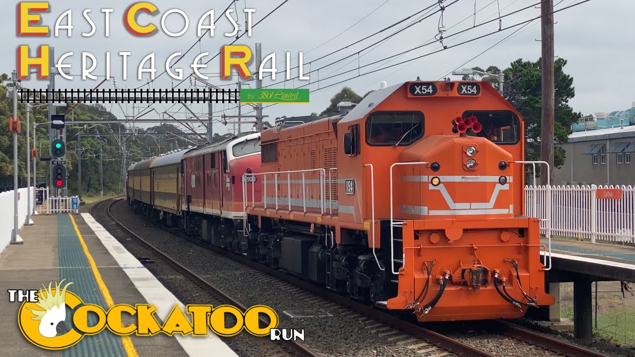 The Last Cockatoo Run Of 2024 - X54 & 42103 Passing Loftus - YouTube