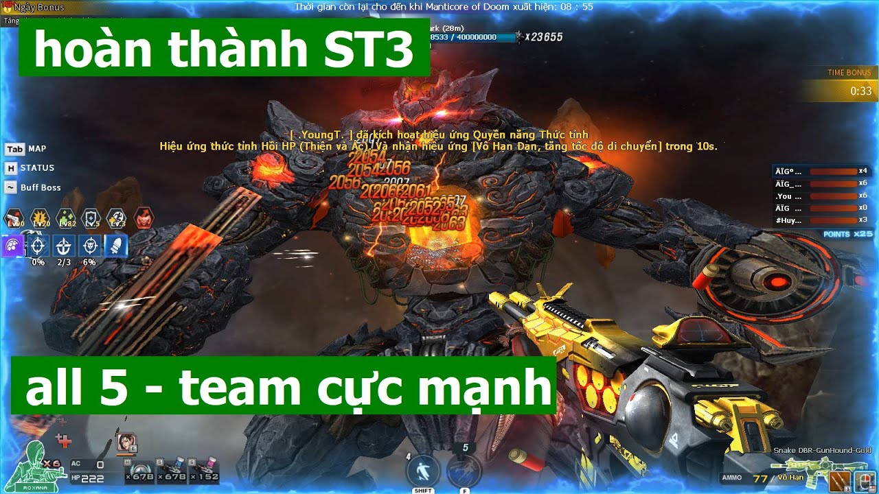 Kill boss All Spark 5 sao - hoàn thành ST3 - YouTube