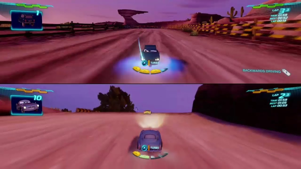 Cars 2 The Video Game | Tomber Vs Finn Mcmissile - Radiator Sprint ...