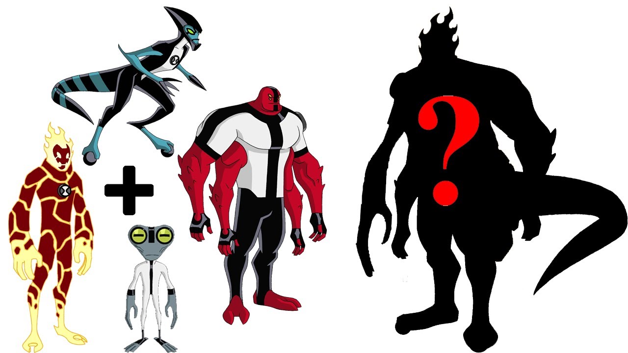 Ben 10 Xrl8 + Gray Matter + HeatBlast + FourArms Fusion #ben10 # ...