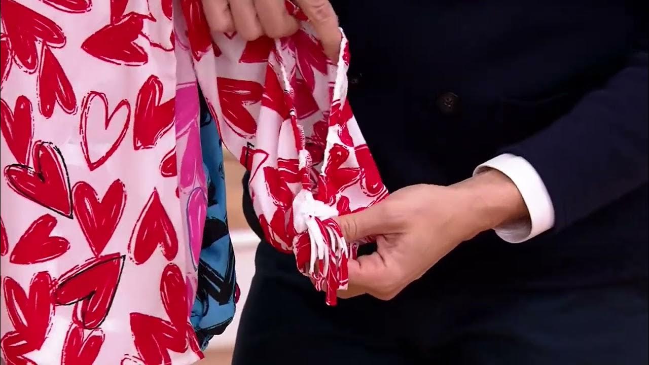 Belle by Kim Gravel Hearts on Fire Woven Blouse on QVC - YouTube