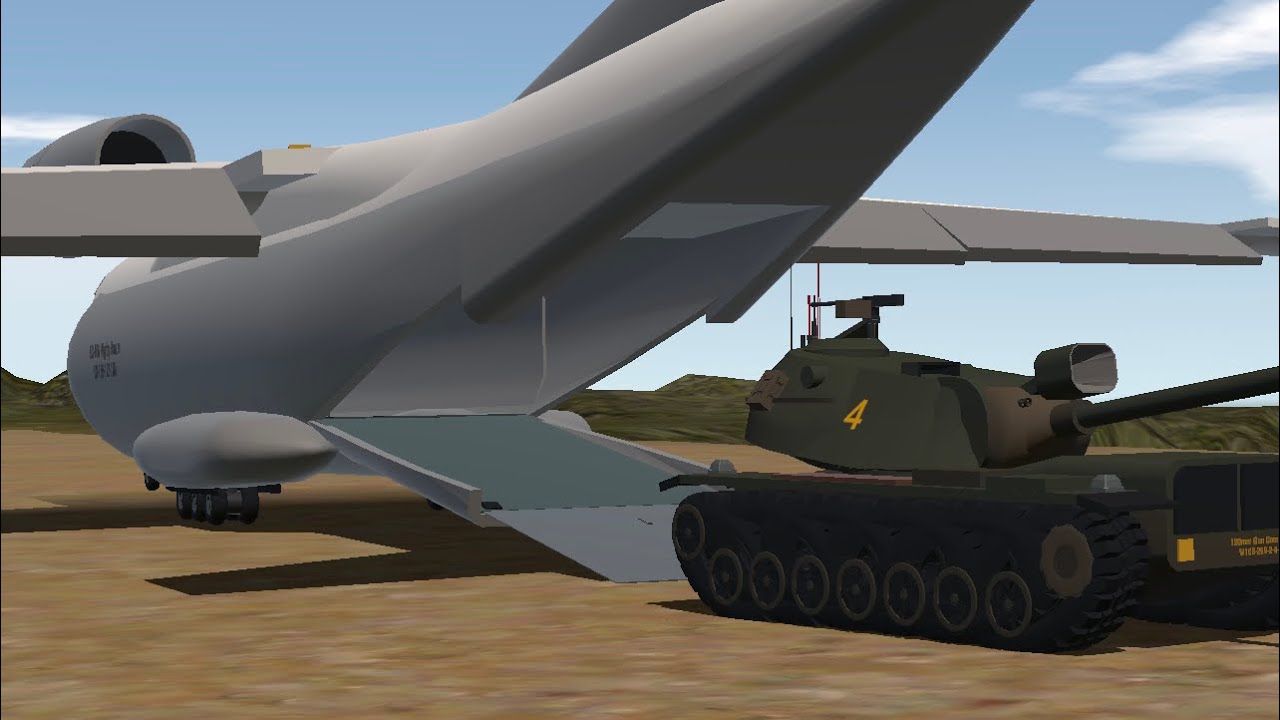 SimplePlanes - Loading tank on a cargo jet & STOL capability ...