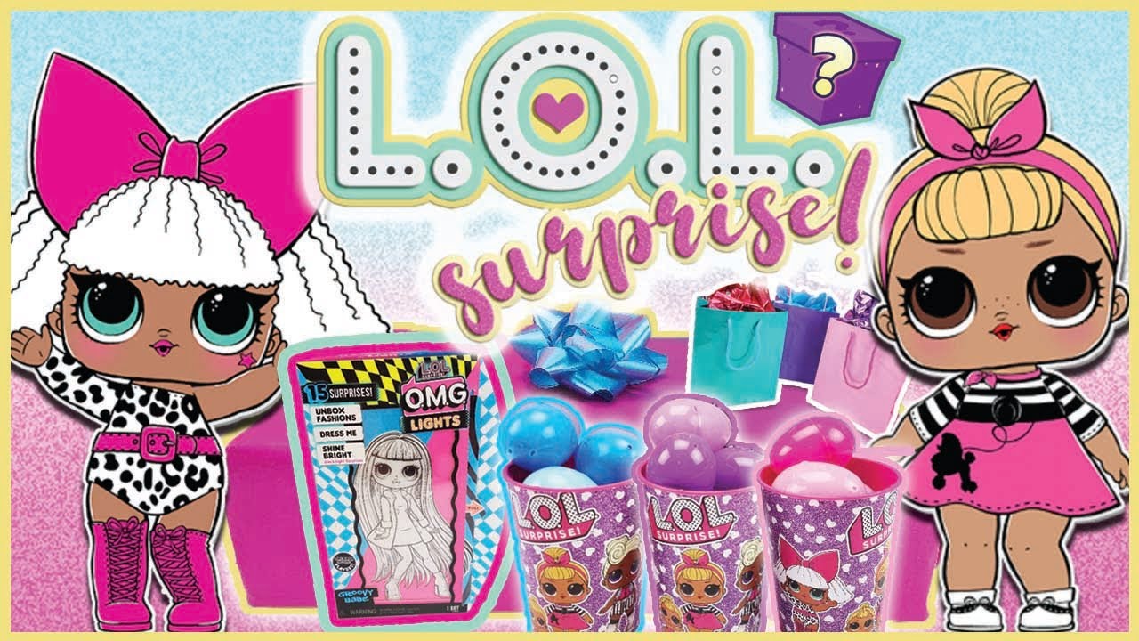 L.O.L. Surprises! O.M.G. LOL Fashion Doll Present- LOL Surprise Playdoh ...