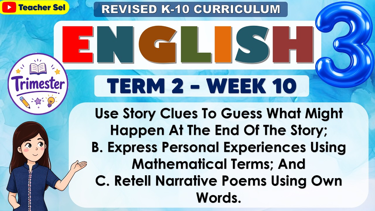English 3 Quarter 3 Week 4 Revised K-12 Use Story Clues To Guess What ...