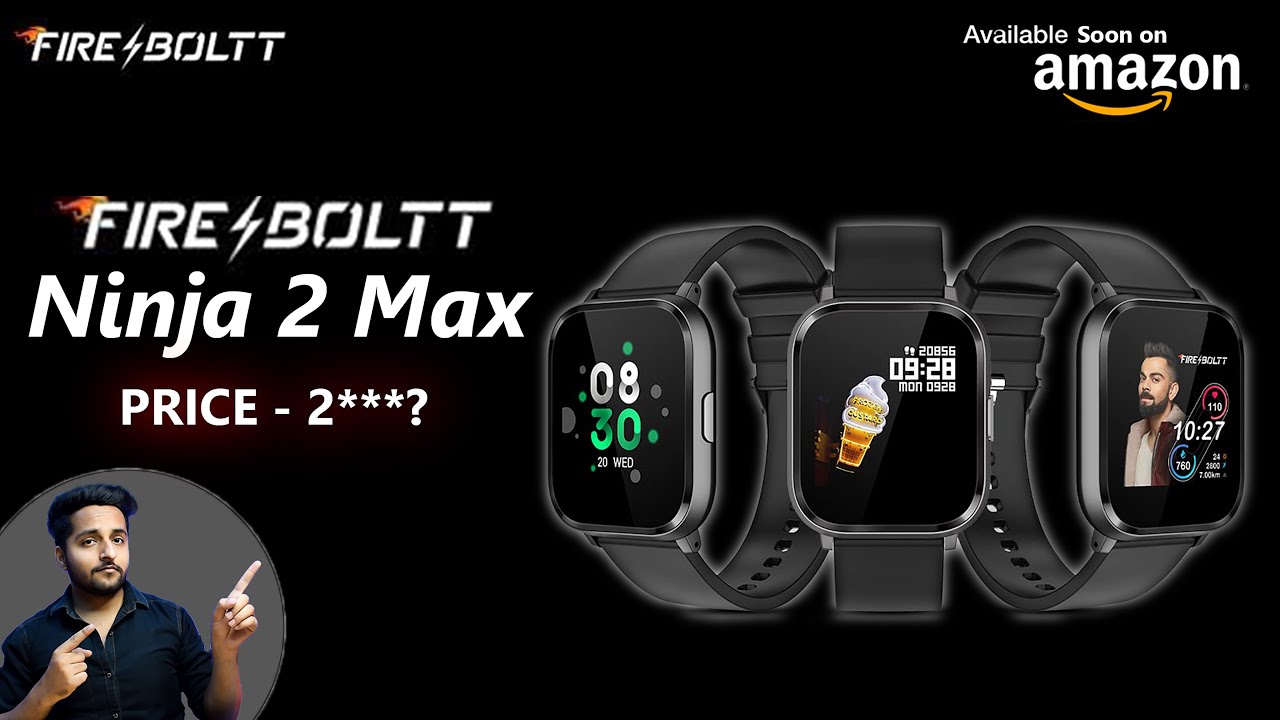 Fire Boltt Ninja 2 Max Smartwatch 🔥 Launching Soon⚡ All Features ...