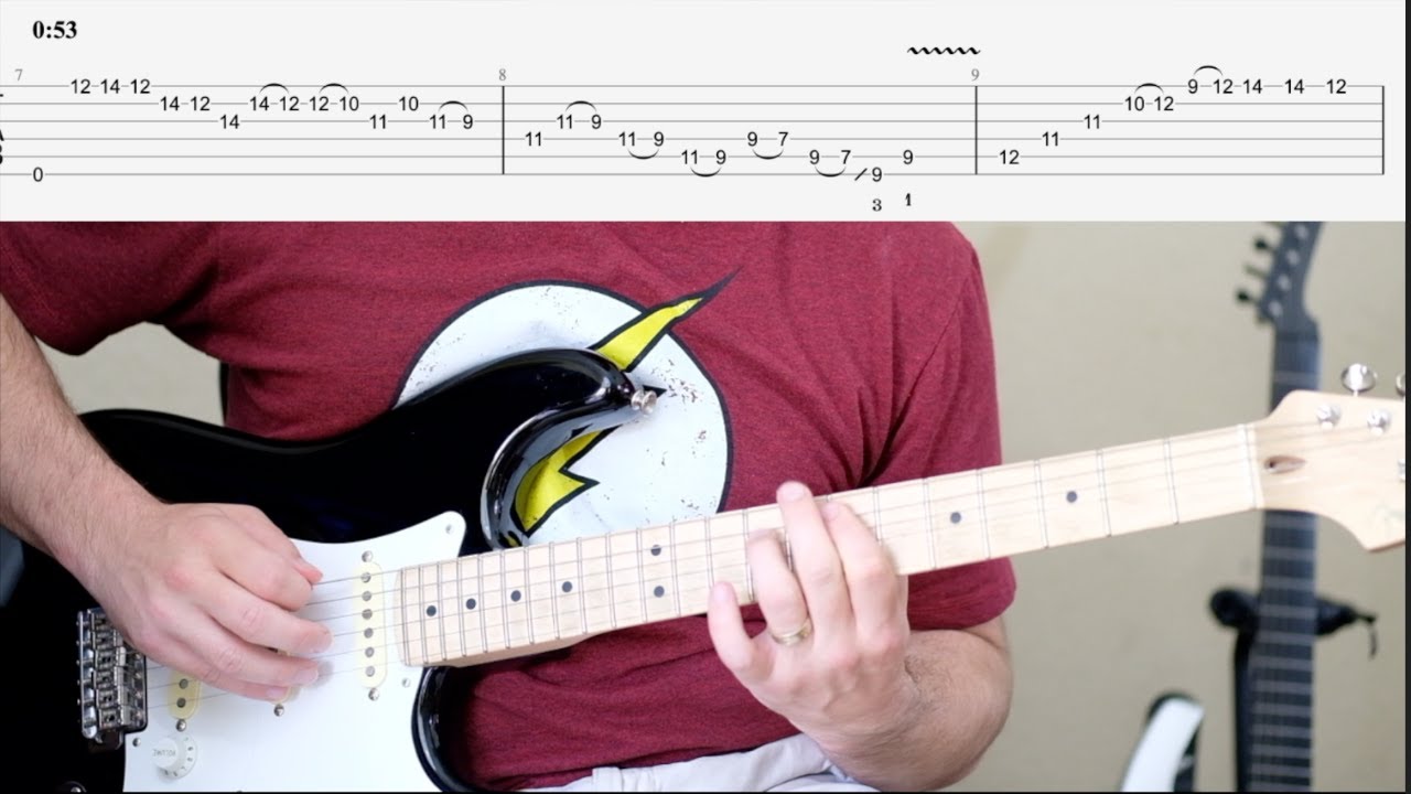 Eric Johnson Guitar Lesson "EJ Mini Lesson 05" (w/TAB!) PART 1 - YouTube