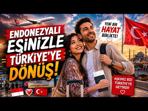 Endonezyalı eşinizle Türkiye'ye dönüş! #endonezya #türkiye 