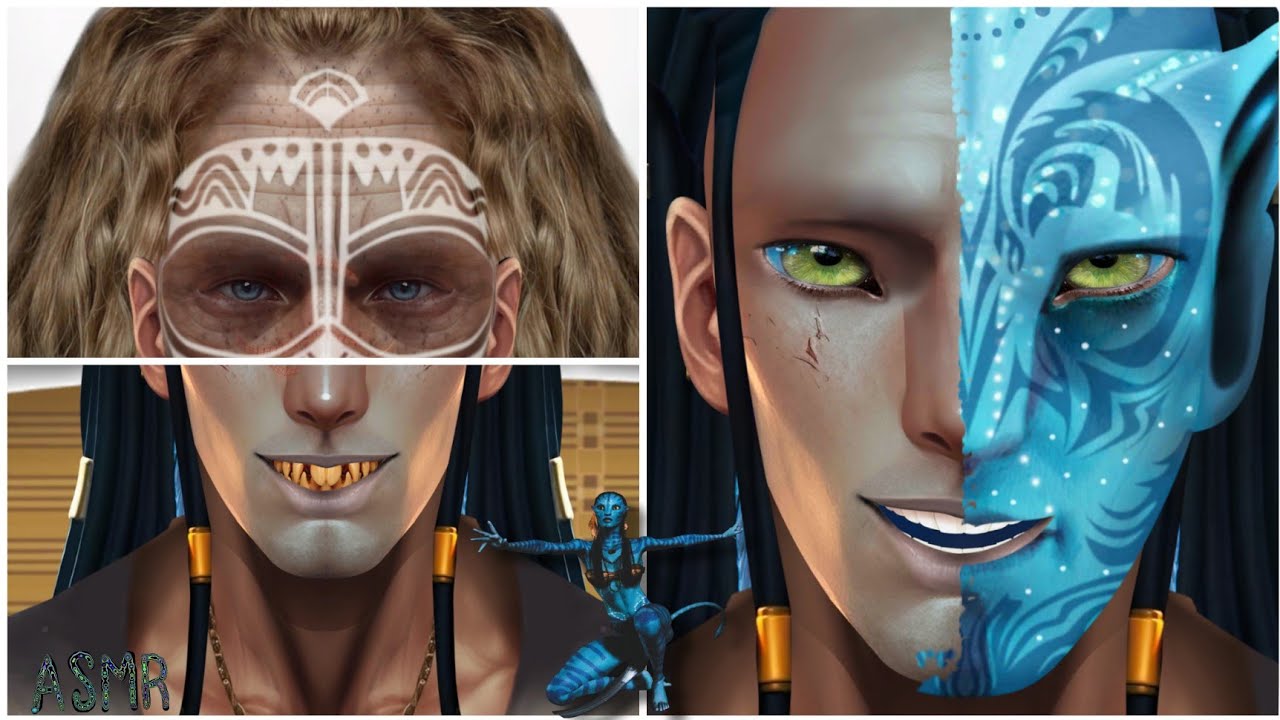 [ASMR] Poor Man Transformation into 'Avatar'/Make Up Animation ...