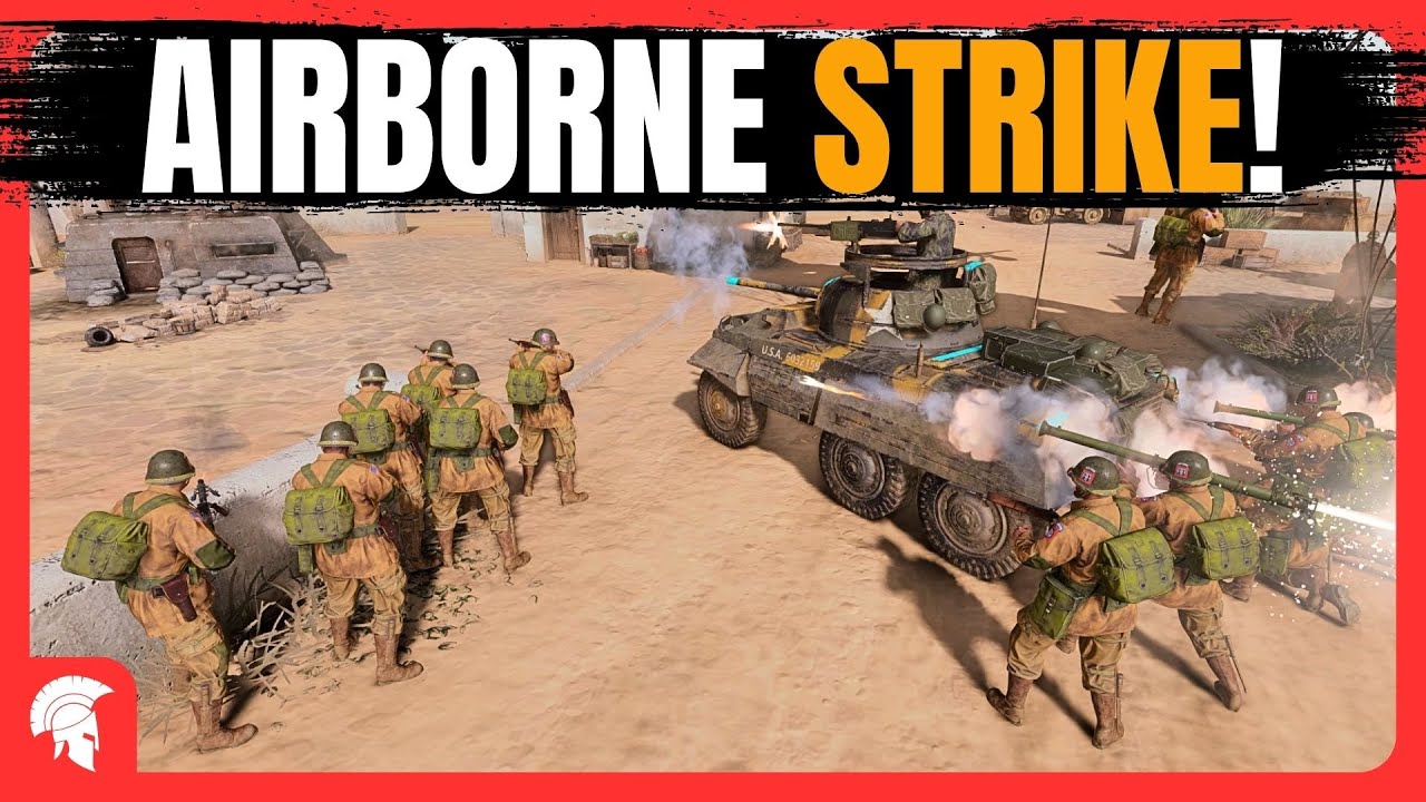 AIRBORNE STRIKE! - 4vs4 - US Forces - Company of Heroes 3 - YouTube