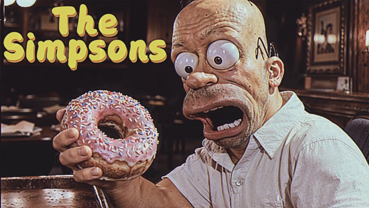 The Simpsons - 1950s Super Realistic Panavision 70 - YouTube