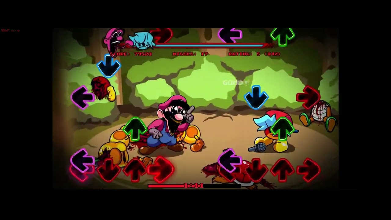 FNF last course (mario madness) - YouTube