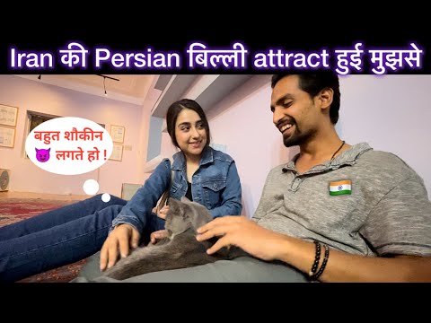 Persian 🐈 fell in Love with Indian | Iran girl vlog Tehran | Tehran tourist places | Cat Iran vlog