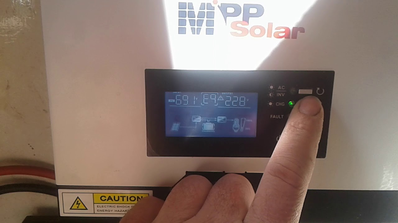 Mpp solar pip1012mse problems - YouTube