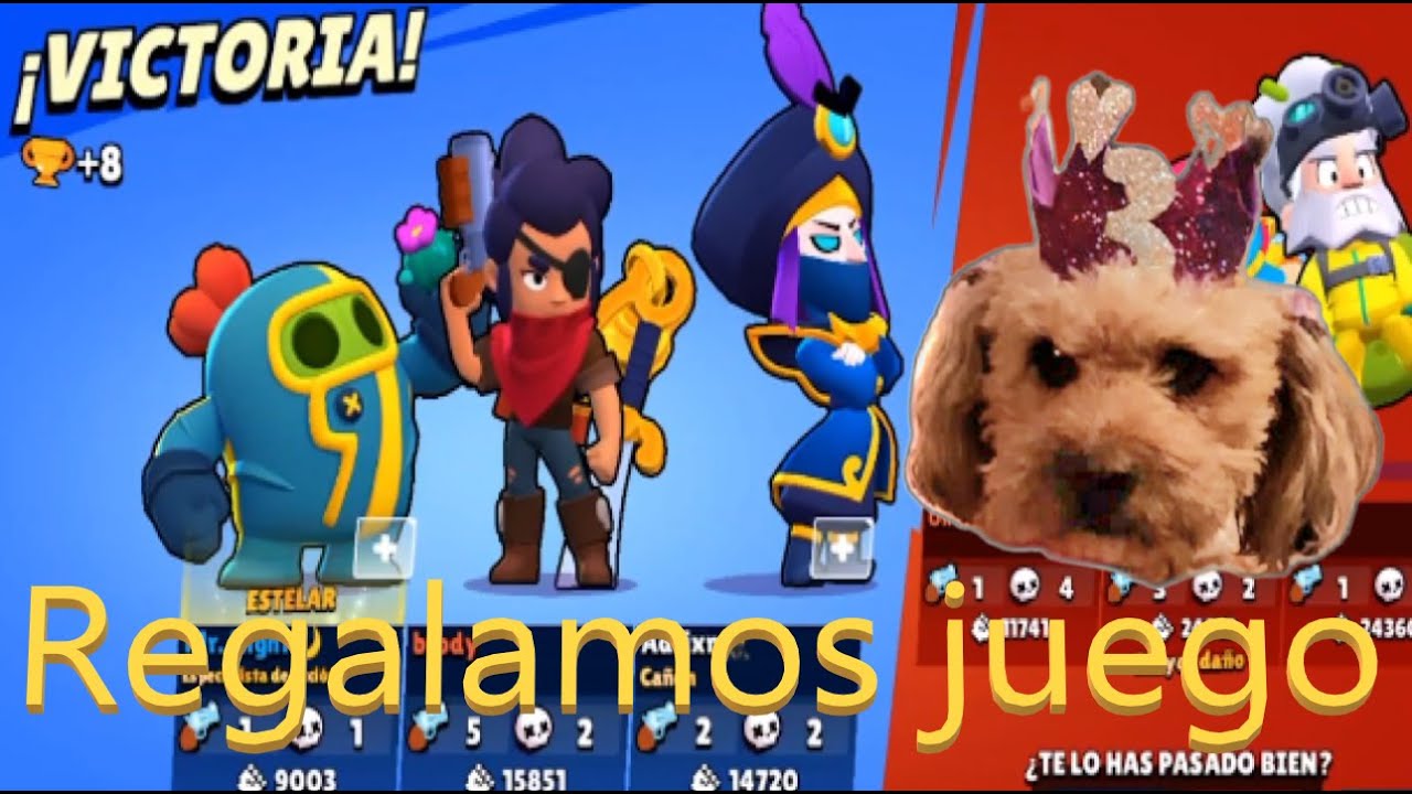 Regalamos un juego y nos echamos unas partidas de a bromis en Brawl ...
