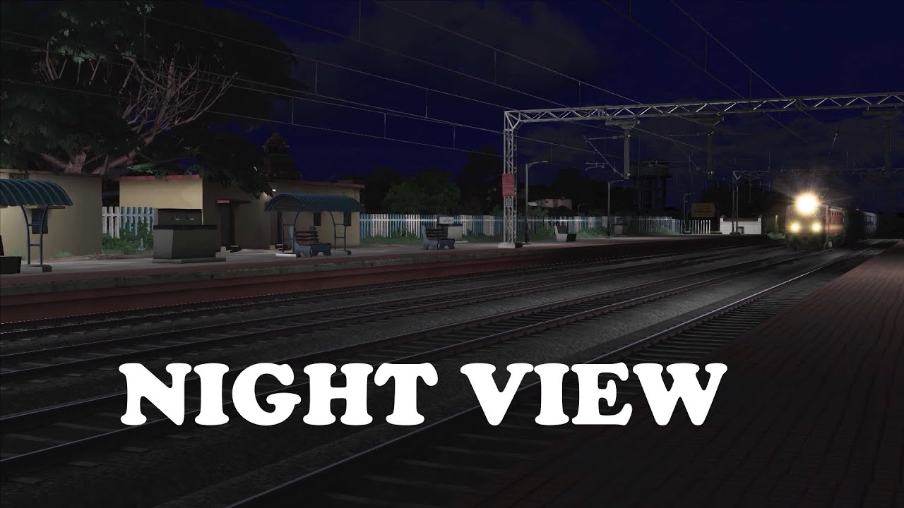 Realistic Night ride in Train Simulator | INDIAN RAILSIM | INDIAN ...